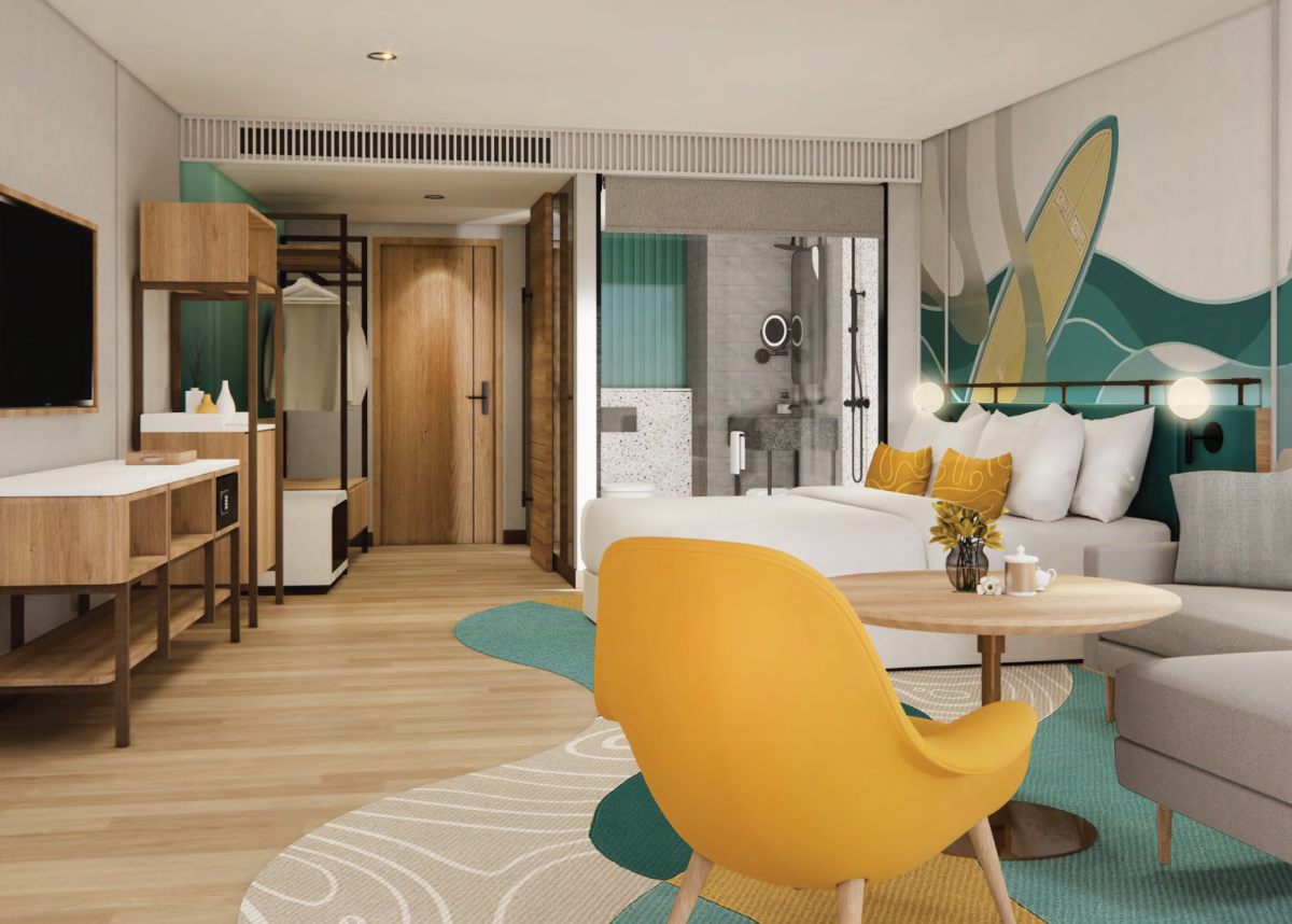 Social King Bed Room